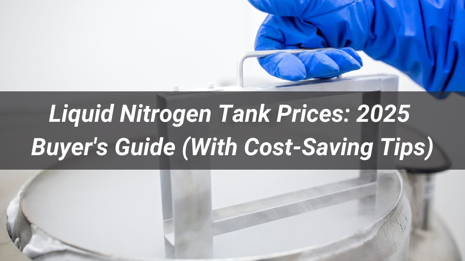 Liquid Nitrogen Tank Prices: 2025 Buyer's Guide (With Cost-Saving Tips ...